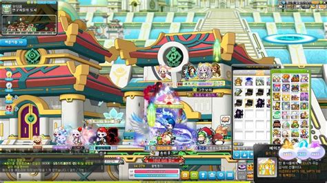 메이플스토리 메이프릴 아일랜드 메이프릴 메모리아 클리어와 의자 쇼 Youtube