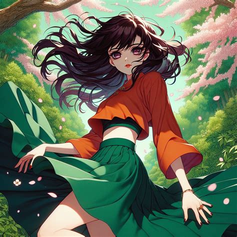 Anime Girl Falling Anime Girl Drawn Fanart