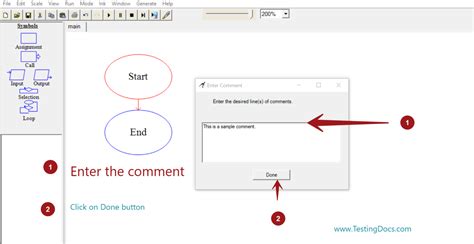 Comments In Raptor Flowcharts Testingdocs