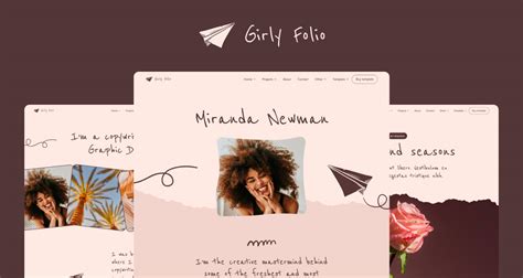 Girly Folio Portfolio Html5 Responsive Website Template Girly Folio Portfolio Html5 Responsive Website Template
