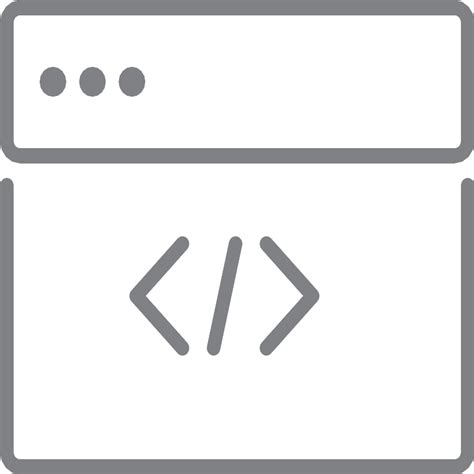 Code Browser Vector Svg Icon Svg Repo