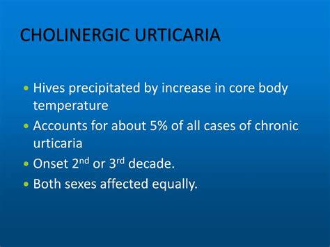 Urticaria Skin Disease Dermatology Pptpptx