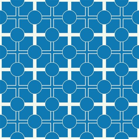 Premium Vector Seamless Abstract Circular Blue And White Minimalist