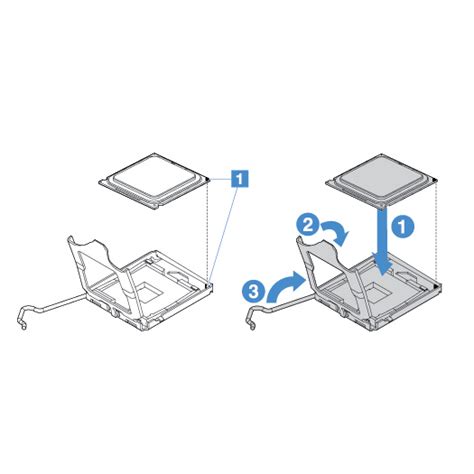 Installing The Microprocessor And Heat Sink Trained Technician Only