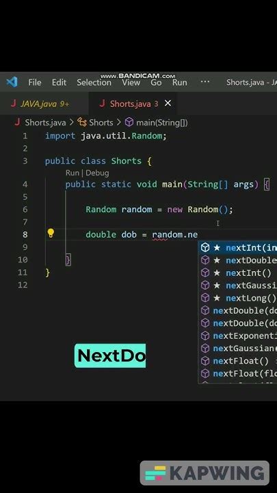 Nextdouble Method Of Java🔥 Youtube
