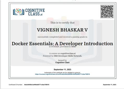vignesh bhaskar v on linkedin excited to share my latest achievement