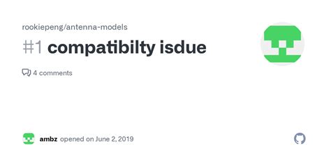 Compatibilty Isdue Issue Rookiepeng Antenna Models Github