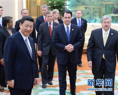 习近平会见中美省州长时强调：把地方交流合作做实做深共产党员网