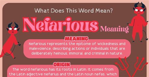 Nefarious Meaning What Does Nefarious Mean • 7esl