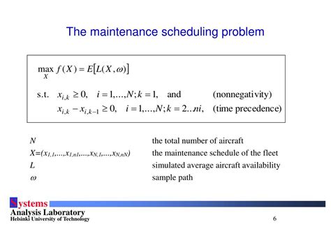 Ppt A Simulation Based Optimization Model To Schedule Periodic Maintenance Of A Fleet Of
