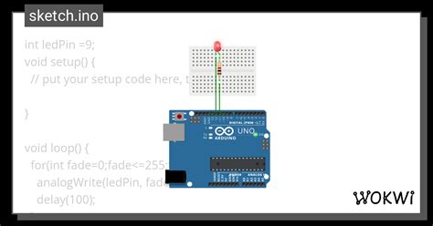 Fading Light Wokwi Esp32 Stm32 Arduino Simulator