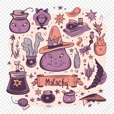 實用魔法 向量卡通片貼紙剪貼畫圖片素材 Eps圖片尺寸4267 × 4267px 高清圖案380601152