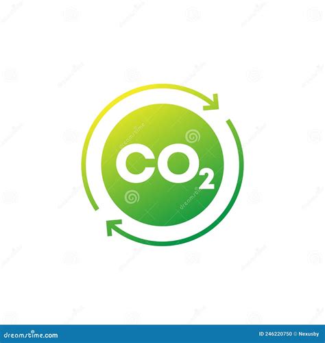 Carbon Offset And Co2 Gas Reduction Icon Stock Vector Illustration Of Dioxide Exhaust 246220750