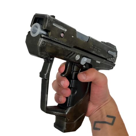 😇 Magnum Halo 2 Pistol Gun Replica Prop Weapon Cosplay Unsc・ 3d File