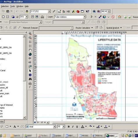 Sample ArcMap Screenshot Download Scientific Diagram