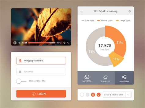 Flat UI Kit By JAoreo On Dribbble Flat UI Kit By JAoreo On Dribbble