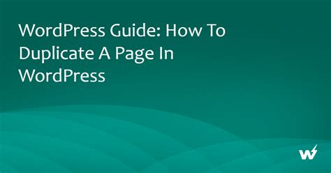 WordPress Guide How To Duplicate A Page In WordPress InstaWP