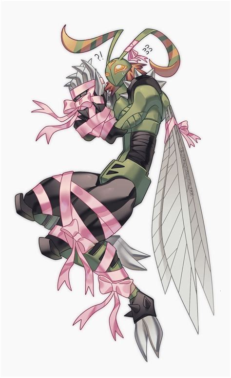Confeito000 333 Stingmon Digimon Highres Bug Colored Skin