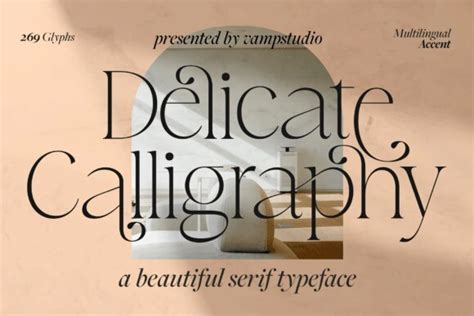 Delicate Calligraphy Font Free Font