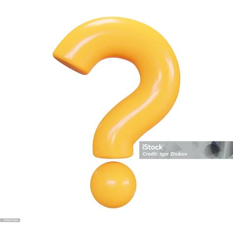 3d Yellow Question Mark Faq Problem Solution Symbol Vector Illustration On Isolated Background