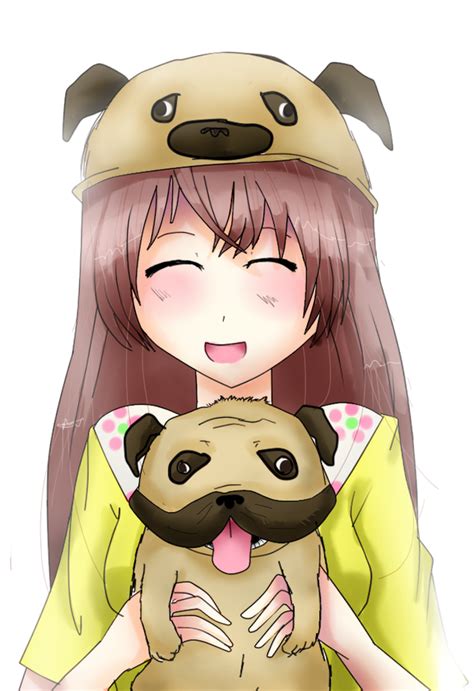 Pug Girl By Sekaoi Pug Cartoon Pug Pictures Pugs