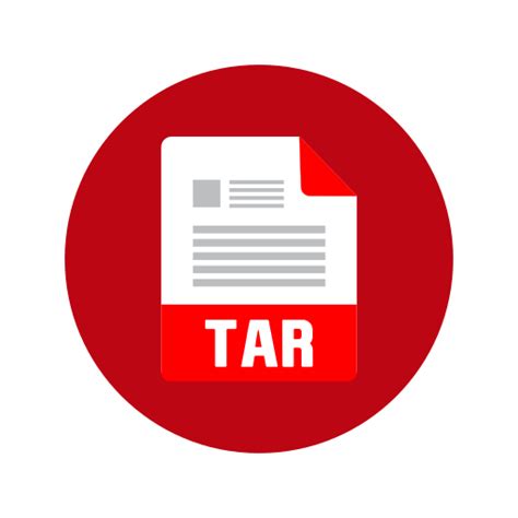 tar file generic flat icon