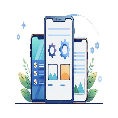 Mobile Wireframeux Ui Design Application Interface Wireframe Design Mobile Mockup Premium Ai