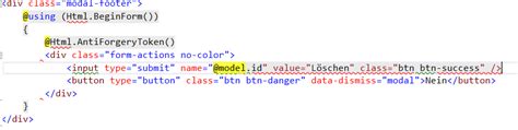 C How Can I Dynamically Generate Html Attribute Value With Modelid