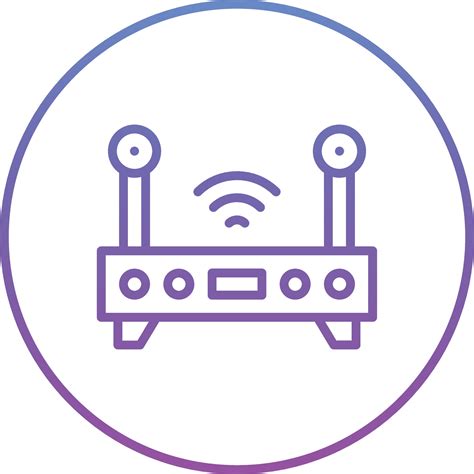 Wifi Router Vector Icon Vector Art At Vecteezy