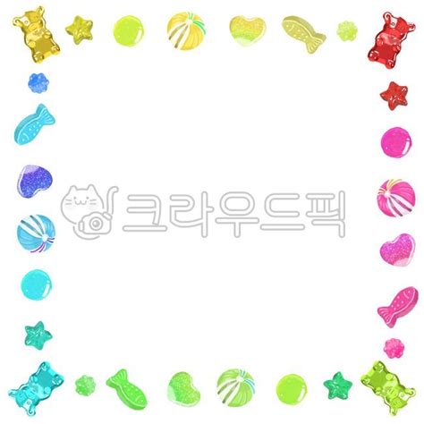 사탕 사탕일러스트 테두리 화이트데이 테두리일러스트 사진이미지일러스트캘리그라피 Funnyflog00작가