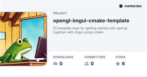 Opengl Imgui Cmake Template Ecosystem Directory Marketdev