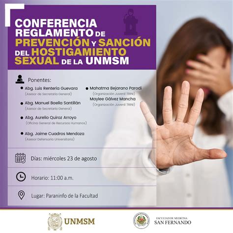 Conferencia Reglamento De Prevención Y Sanción Del Hostigamiento Sexual