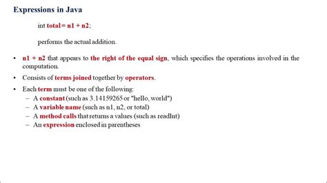 java expressions youtube
