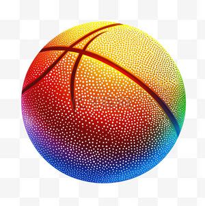 体育相关产品的彩色篮球球插图素材图片免费下载 千库网