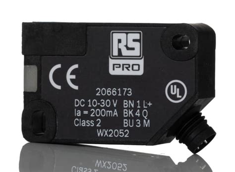 RS PRO RS PRO Inductive Rectangular Proximity Sensor 4 Mm Detection PNP NO 10 30 V Dc