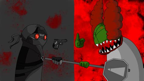 Hank Vs Tricky By Soullessha On Deviantart
