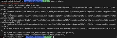 Add File Name To Error Jsonstring Argument Missing Or Empty · Issue 6102 · Aws Amplify