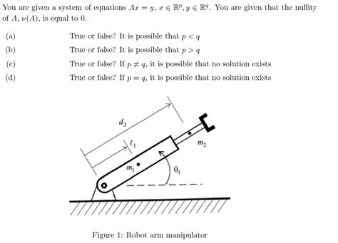 Solved You Are Given A System Of Equations Axyx∈rpy∈rq
