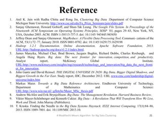 A Modified K Means Algorithm For Big Data Clustering PPT