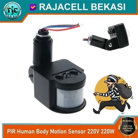 Pir Security Sensor Human Body Motion Sensor 220v 220w Motion Detection Shopee Malaysia