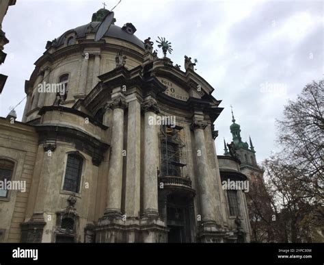 This Structure Showcases Intricate Architecture With Scaffolding