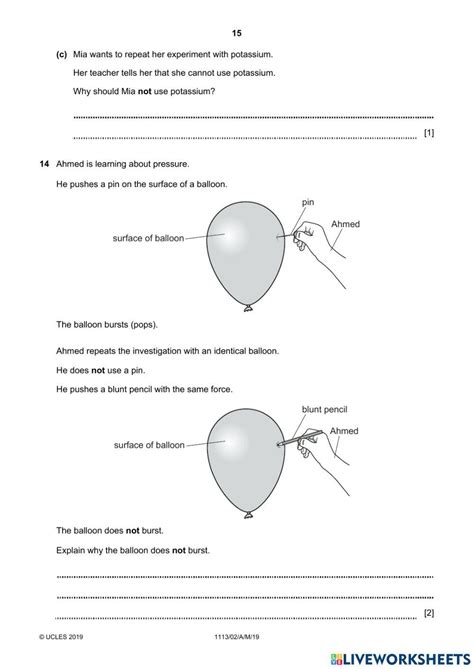Igcse Checkpoint Science Past Papers