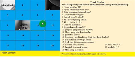 Tutorial Membuat Game Tebak Gambar Di Ms Excel