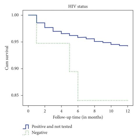 The Plot Of The Estimate Of Kaplanmeier Survivor Curves Of Tb Patients