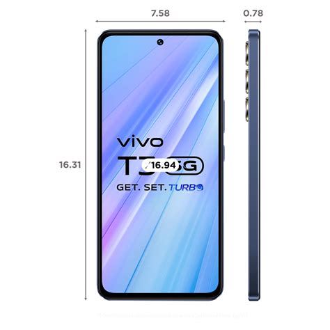 Buy Vivo T G Gb Ram Gb Cosmic Blue Online Croma