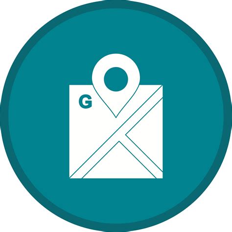 Google Maps Glyph Round Circle 331611 Vector Art At Vecteezy