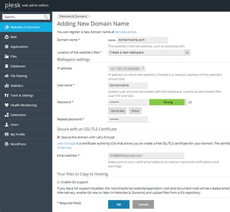 How To Add Domain On Your Plesk Web Admin Exabytes Exabytessg