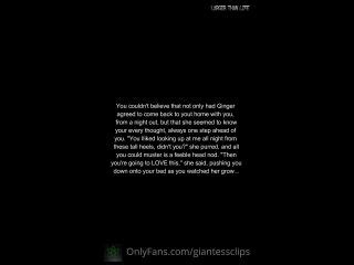 Larger Than Life Strip And Grow Starring Giantess Ginger