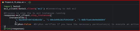 Utilizing Python Boto3 Library And Other Aws Services To Stop Ec2 Instances By Morgan Clark