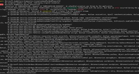 5发布到centos后连接sqlserver超时 在本地正常，其他版本在liunx下也正常 · issue 232 · shuxinqin chloe · github